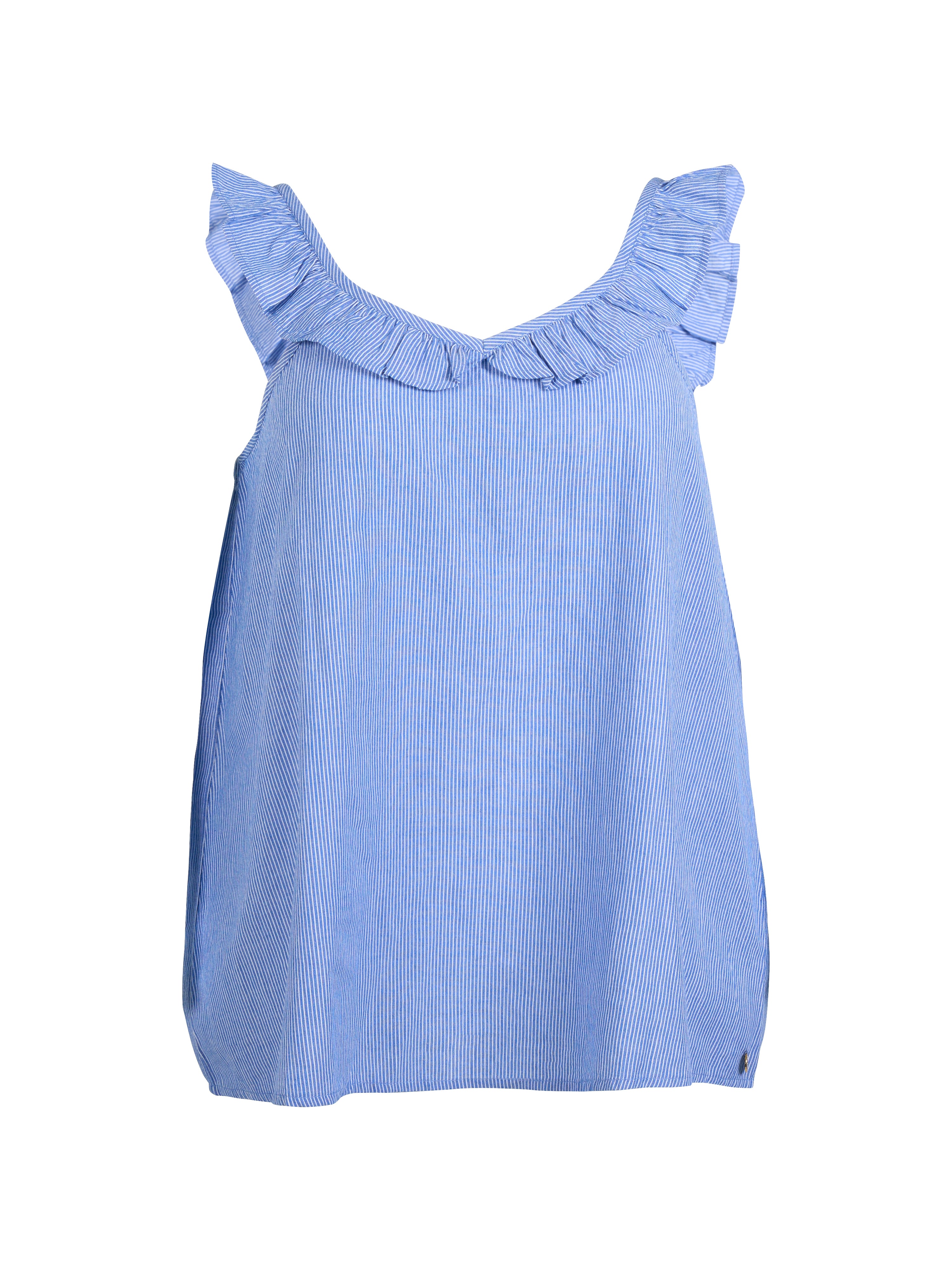 KYLA TOP - Sky Blue – zoey-denmark.com
